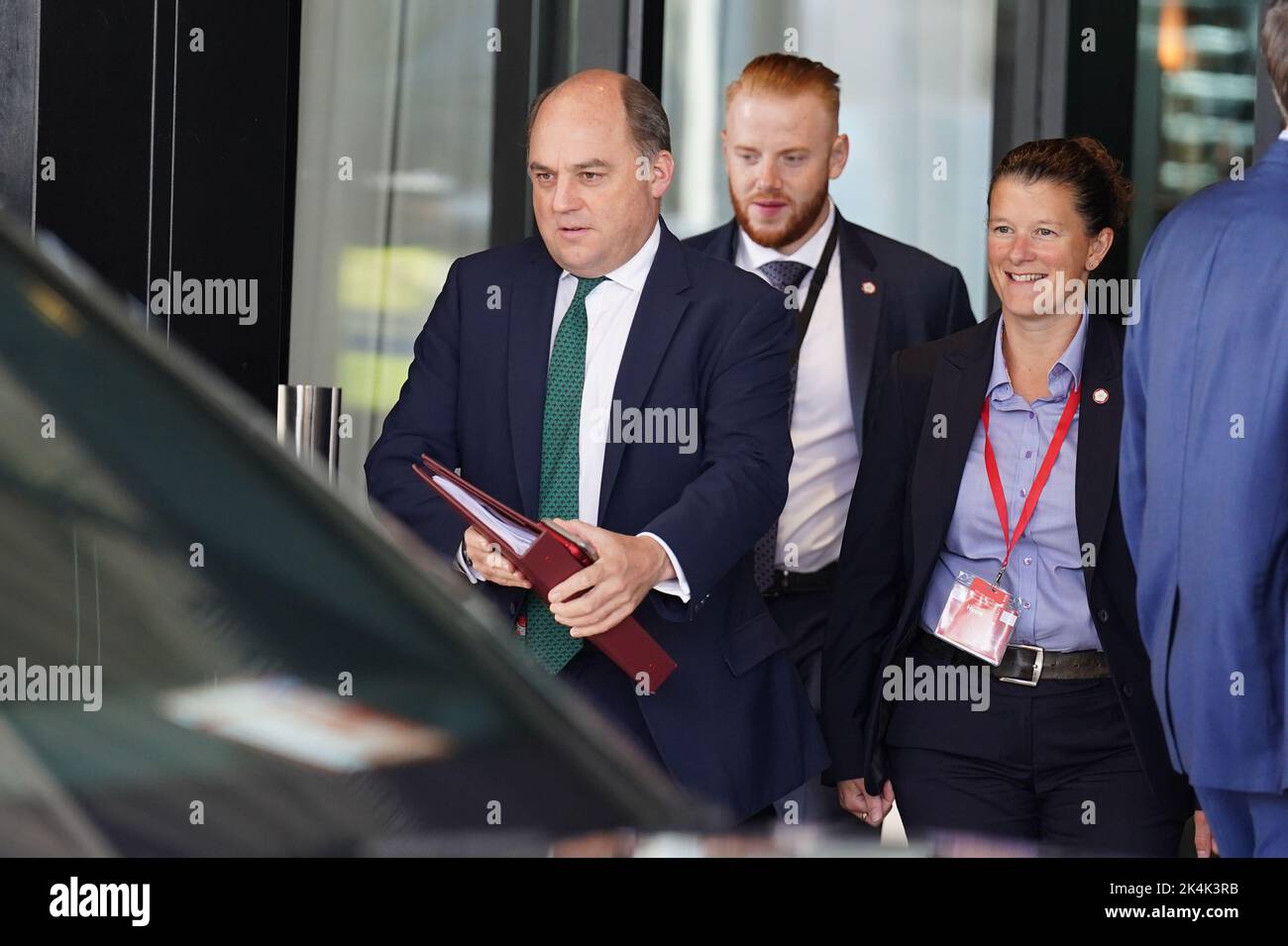 Defence Secretary Ben Wallace arrives for the Conservative Party annual ...