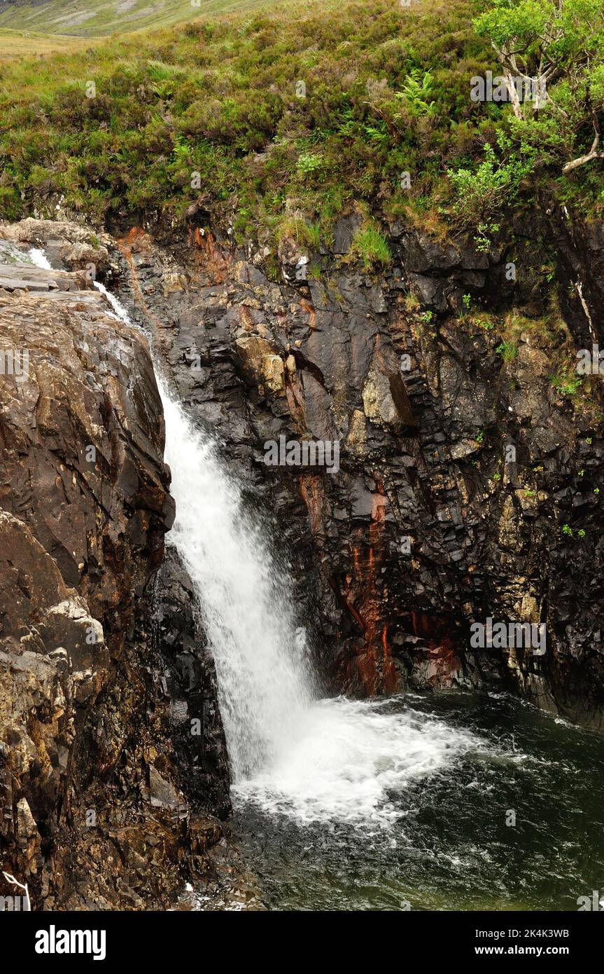 Auf der Isle of Sky sind die Ferry Pools ein beliebter Ausflugsort ...
