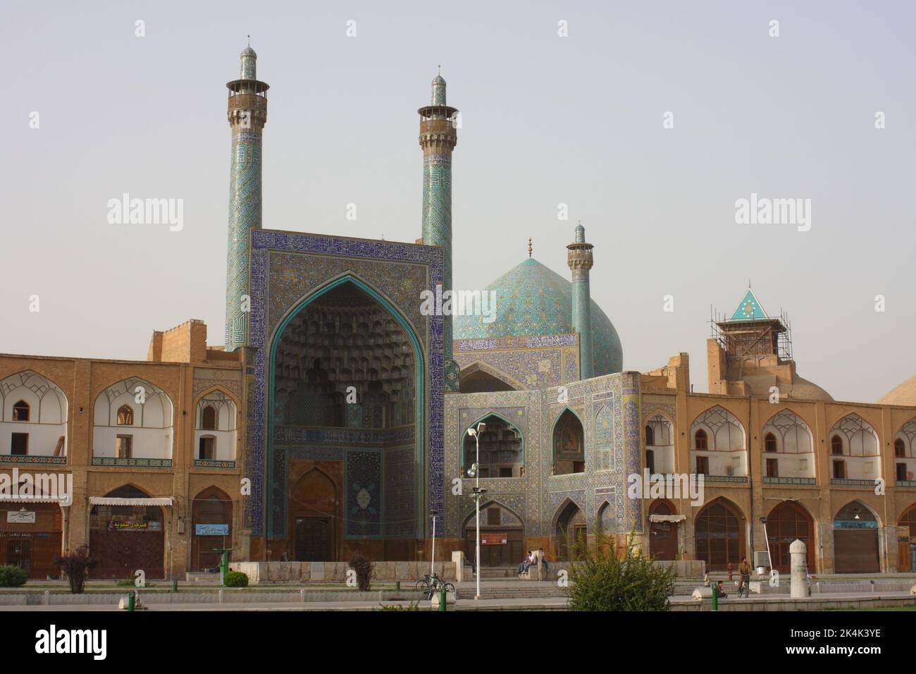 The Imam Mosque, Masjed e Imam, Imam Square, Isfahan, Esfahan, Islamic Republic of Iran Stock ...