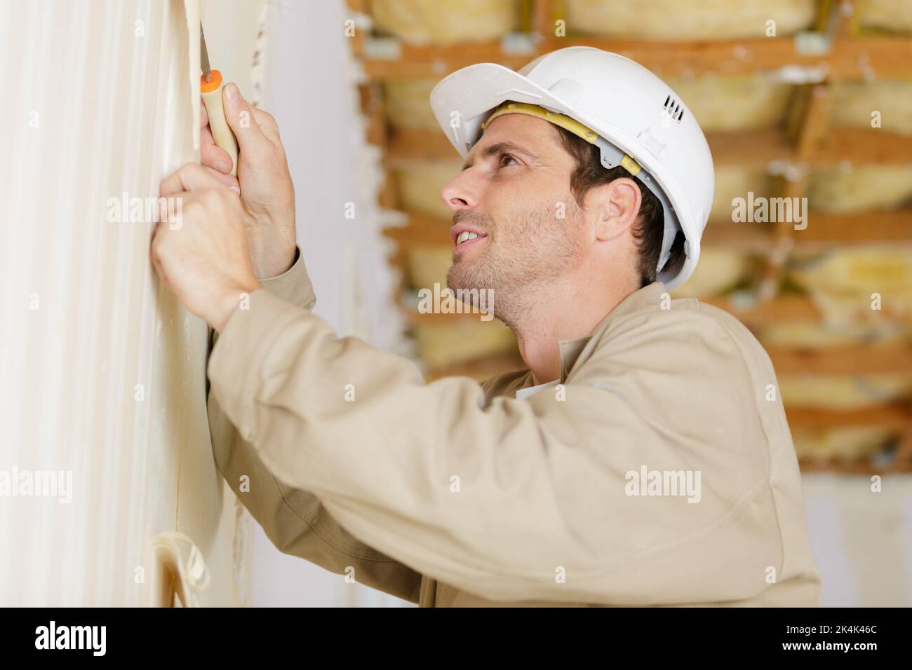 Using a scraper hi-res stock photography and images - Alamy