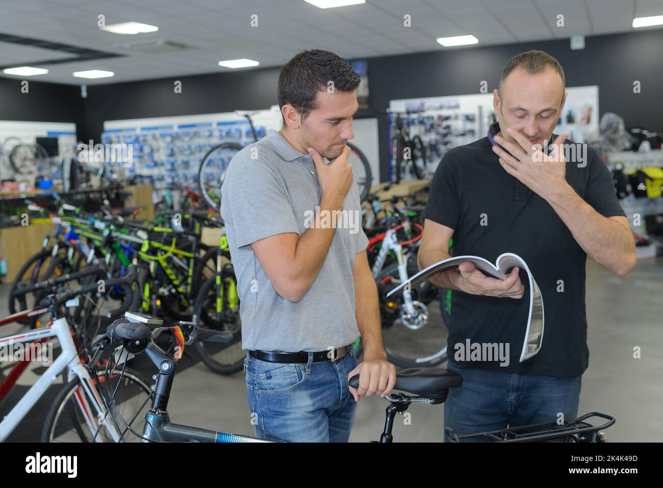 Bicycle salesman hi-res stock photography and images - Alamy