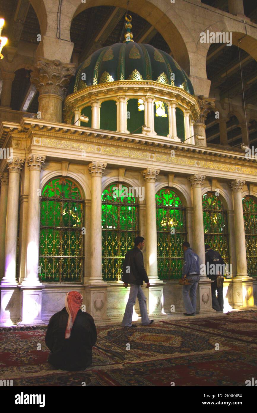 UNESCO World Heritage Site, Tomb of John the Baptist, Damascus, Syria ...