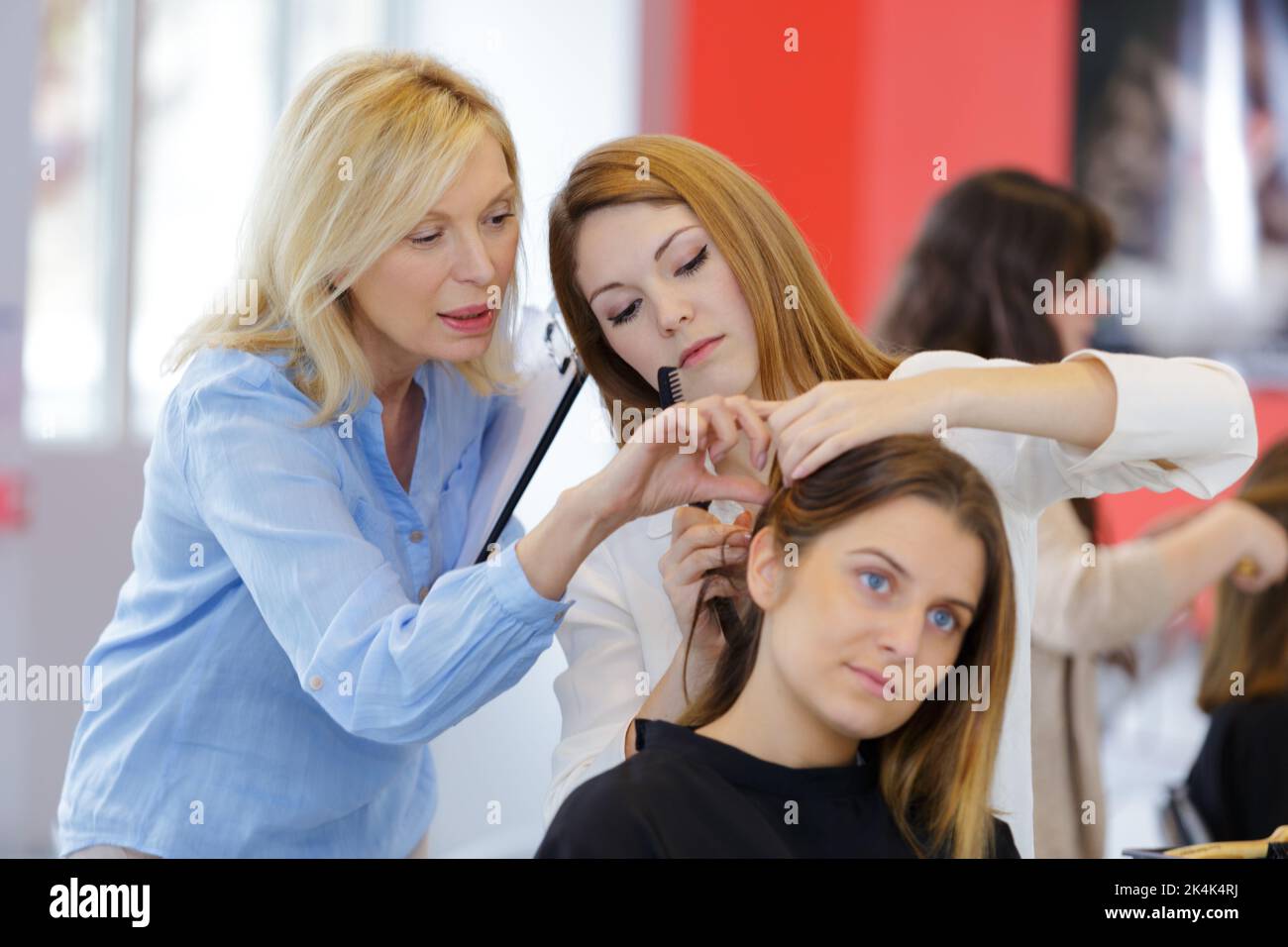 Hairdresser education hi-res stock photography and images - Alamy