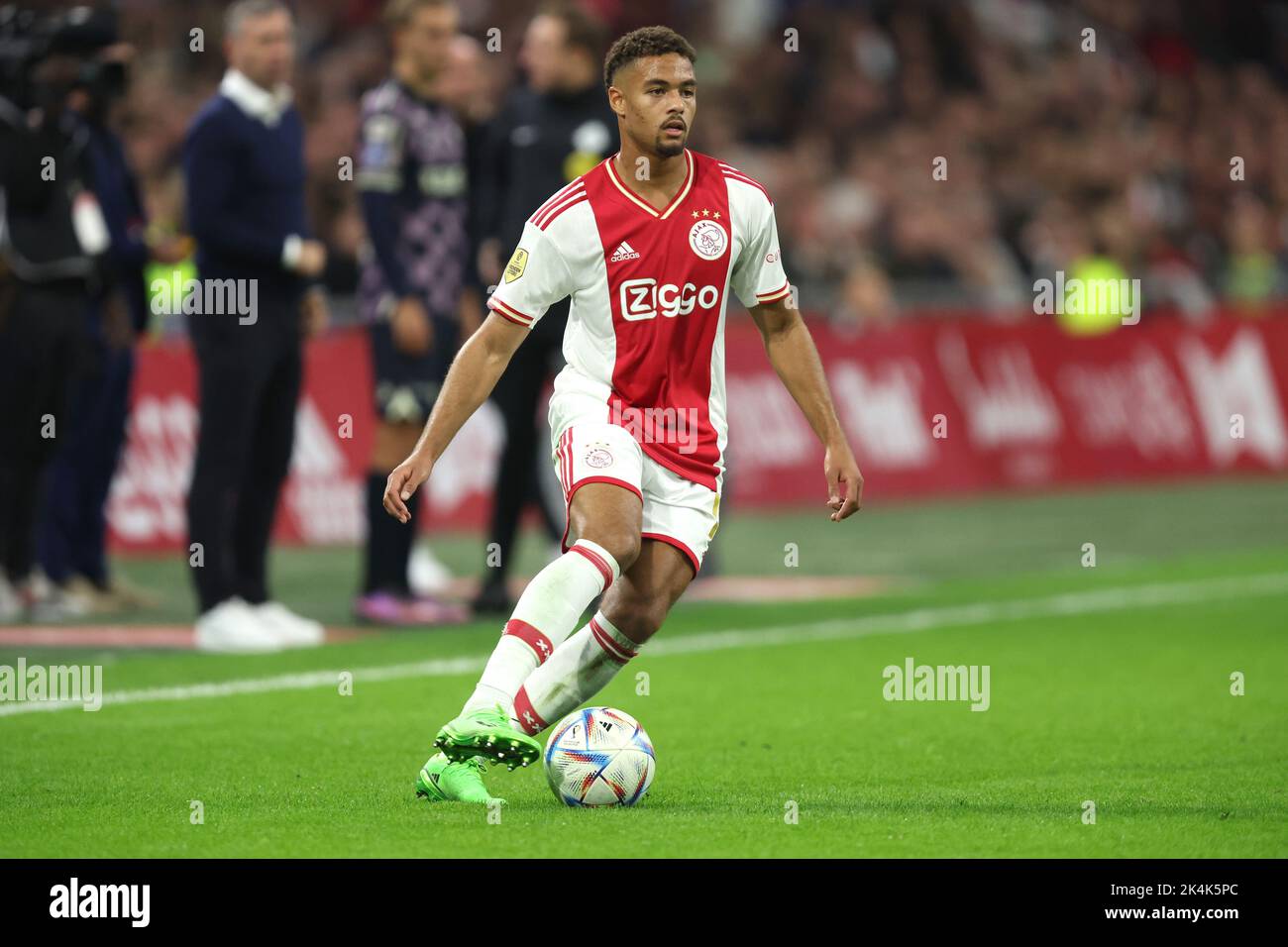 AMSTERDAM, NETHERLANDS - OCTOBER 1: Devyne Rensch of Ajax during the ...