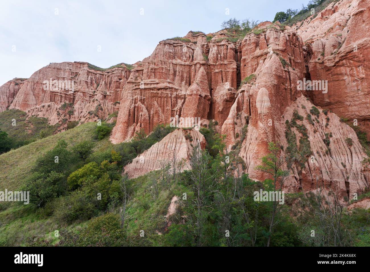 Landscape from the Red Ravine in Sebes, Romania - a geological ...