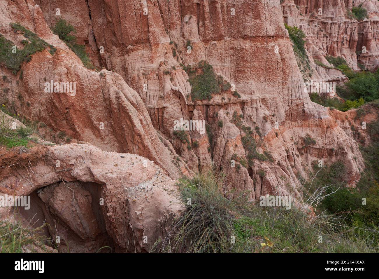 Landscape from the Red Ravine in Sebes, Romania - a geological ...