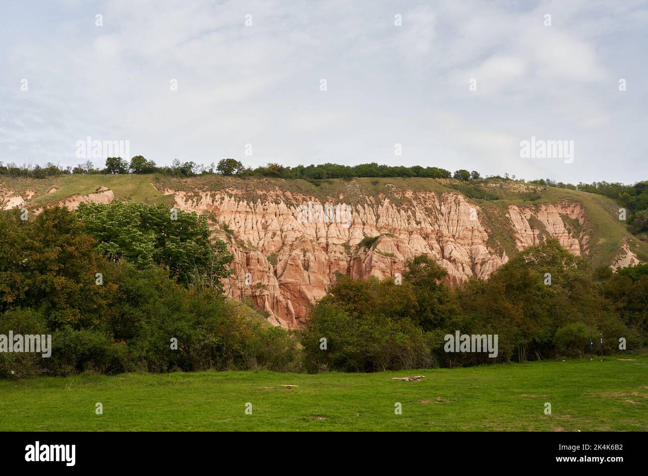 Landscape from the Red Ravine in Sebes, Romania - a geological ...
