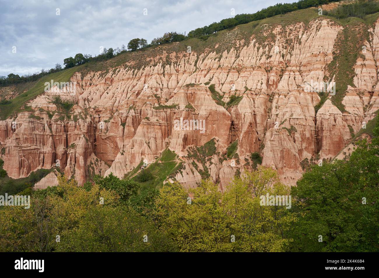 Landscape from the Red Ravine in Sebes, Romania - a geological ...