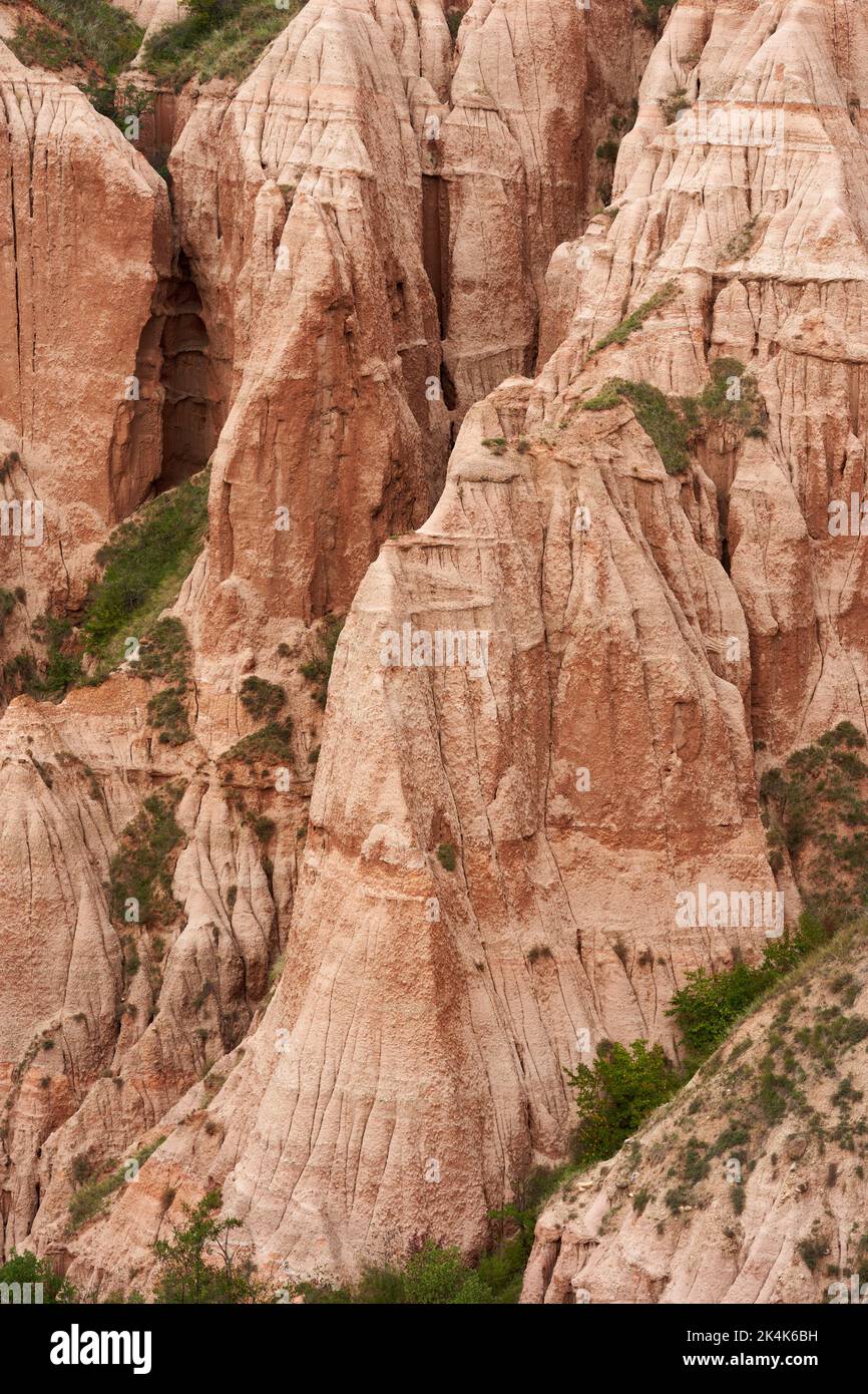 Landscape from the Red Ravine in Sebes, Romania - a geological ...