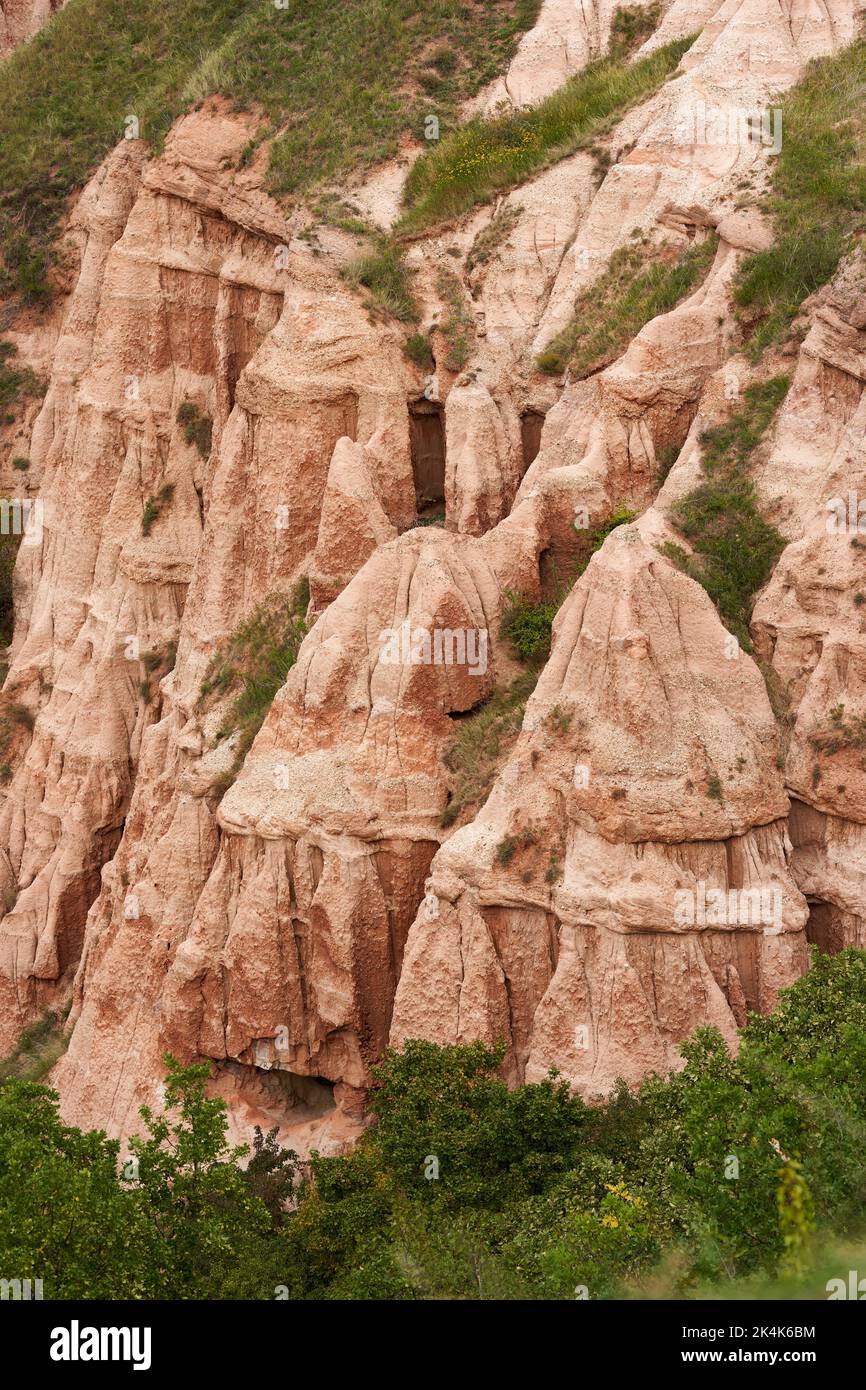 Landscape from the Red Ravine in Sebes, Romania - a geological ...
