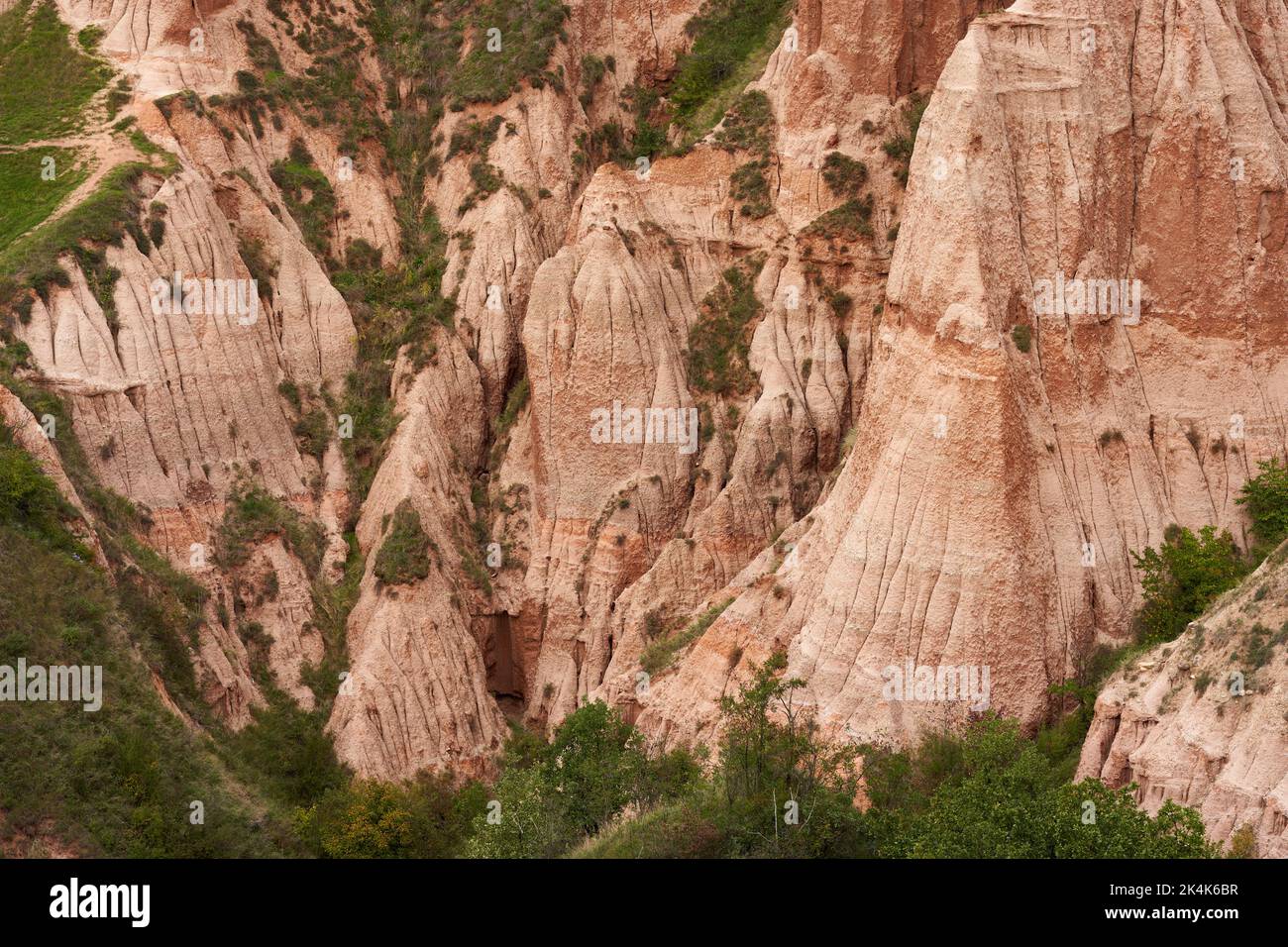 Landscape from the Red Ravine in Sebes, Romania - a geological ...