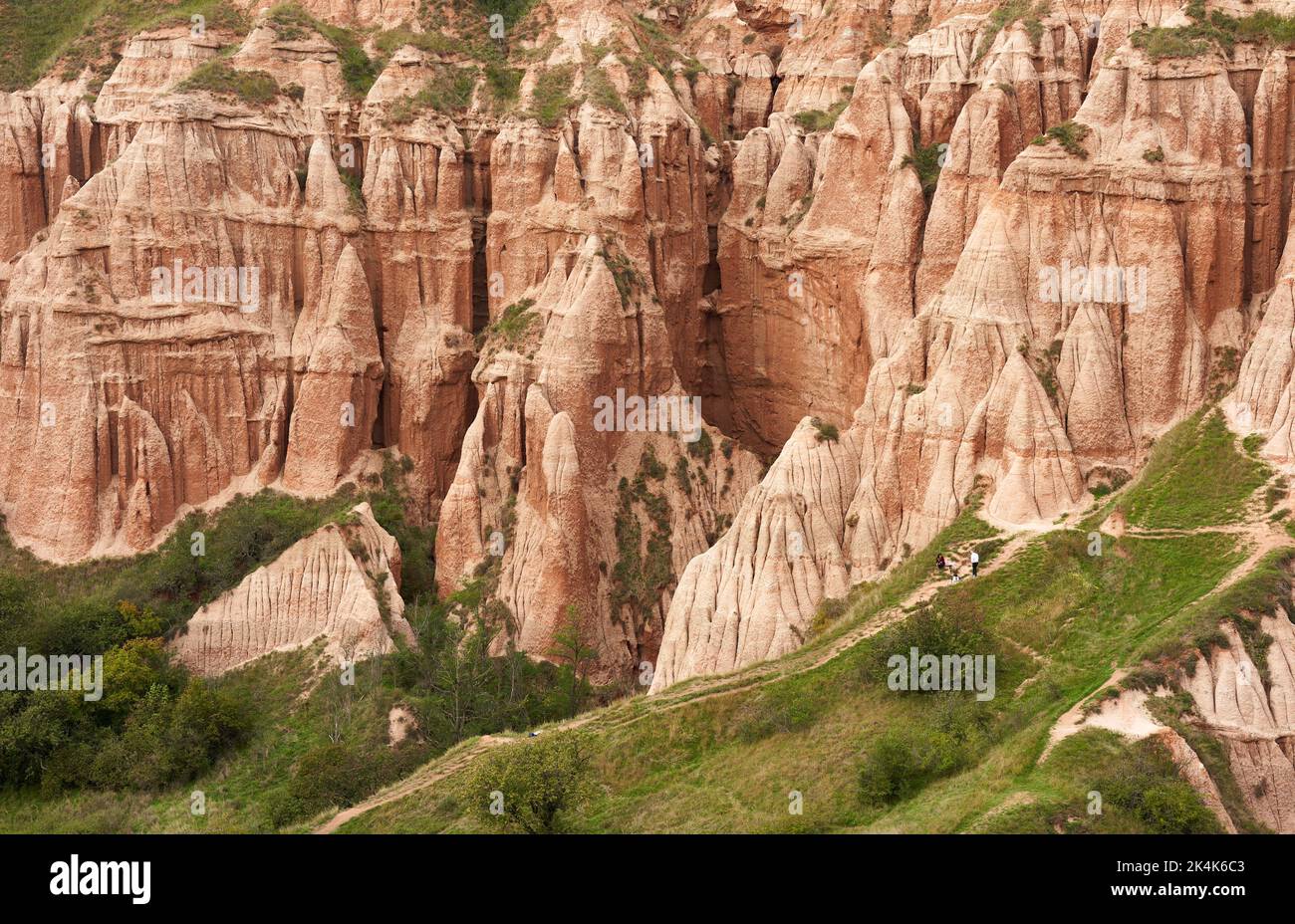 Landscape from the Red Ravine in Sebes, Romania - a geological ...