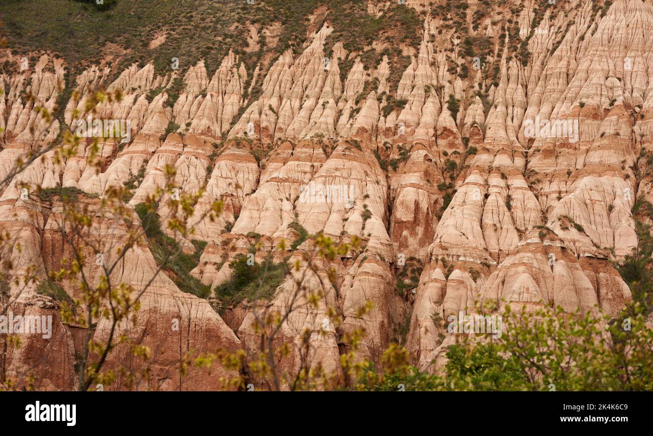 Landscape from the Red Ravine in Sebes, Romania - a geological ...