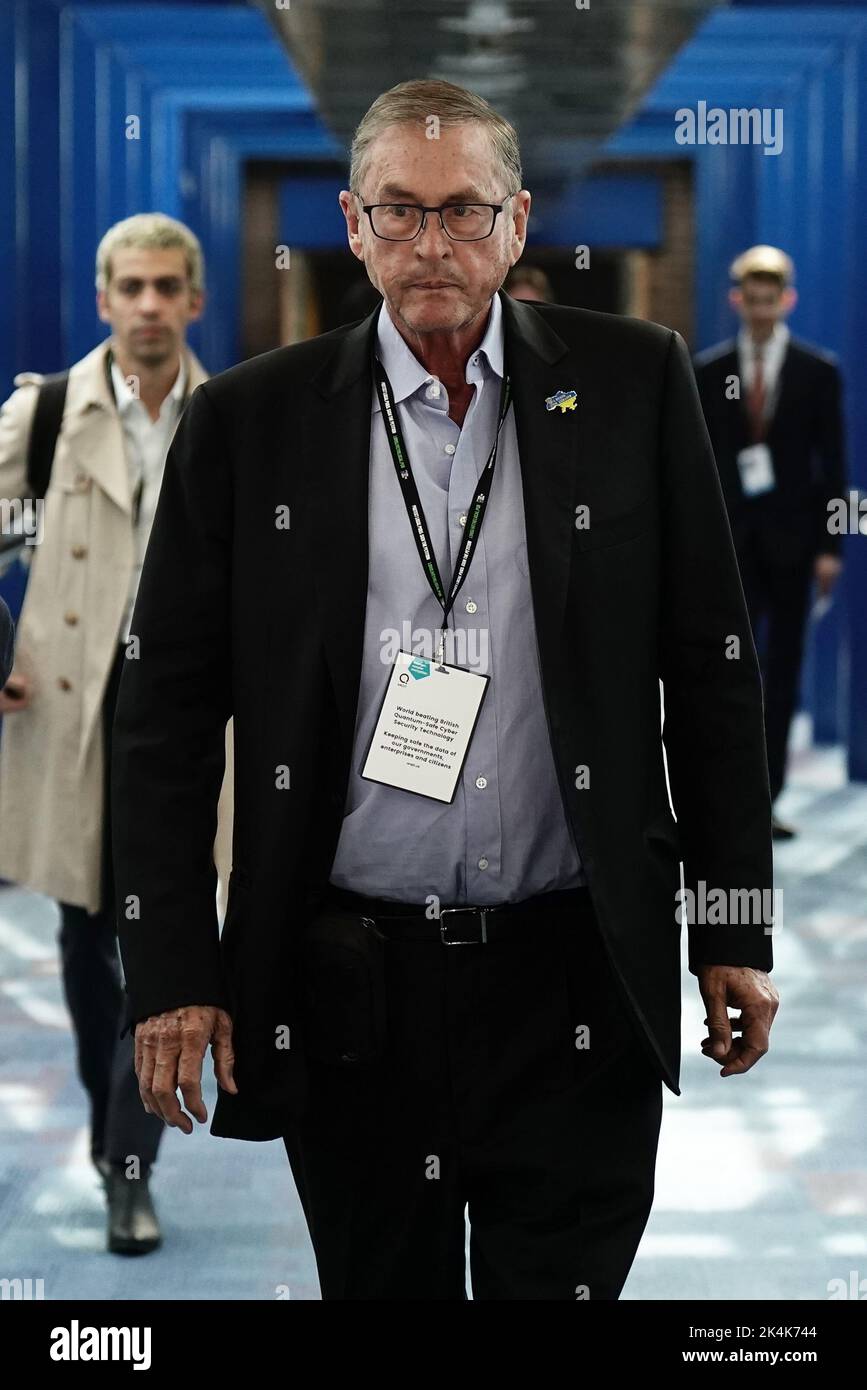 Lord Ashcroft arrives for the Conservative Party annual conference at ...