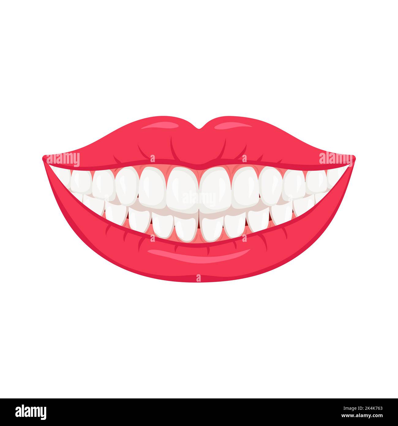 Smile cartoon teeth hi-res stock photography and images - Alamy