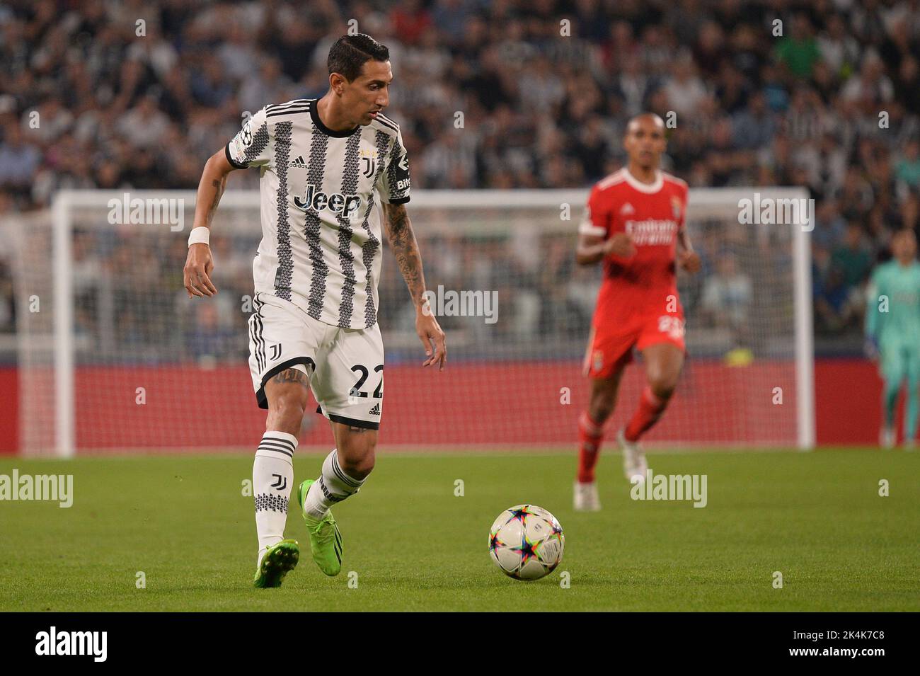 Angel Di Maria (Juventus) during the UEFA Champions League group H ...