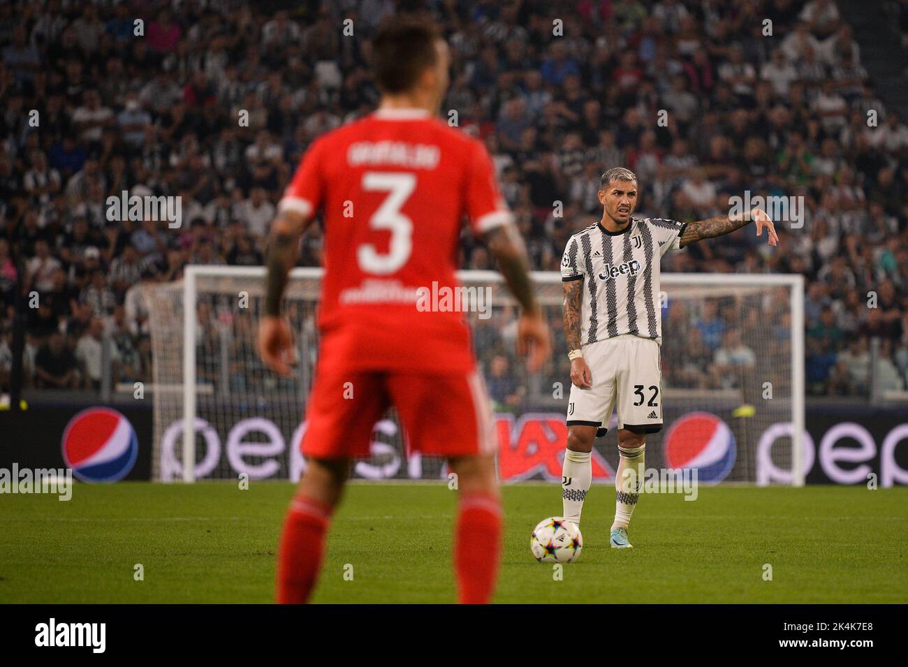 Angel Di Maria (Juventus) during the UEFA Champions League group H ...