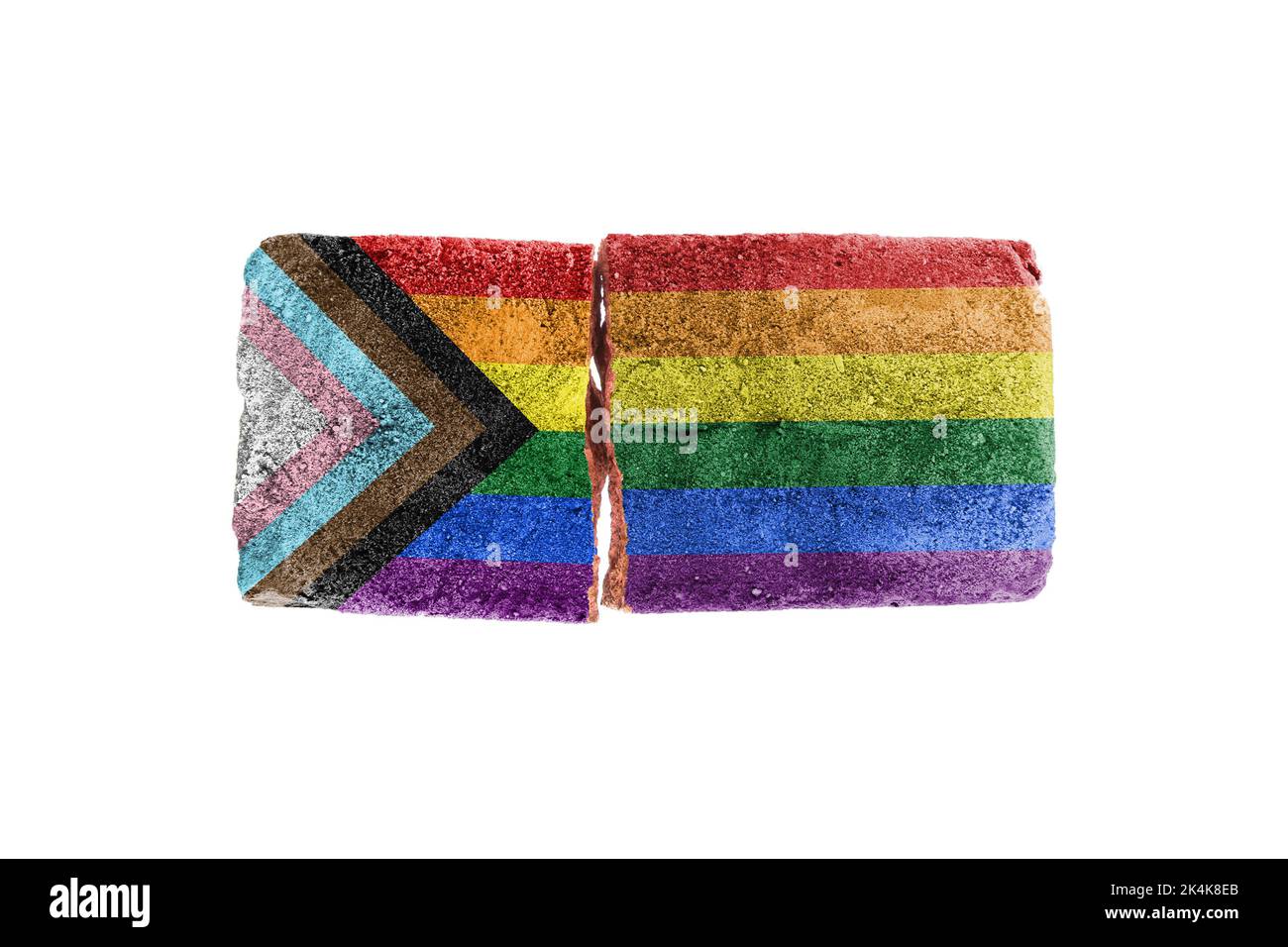 Progress lgbtq rainbow flag Cut Out Stock Images & Pictures - Alamy