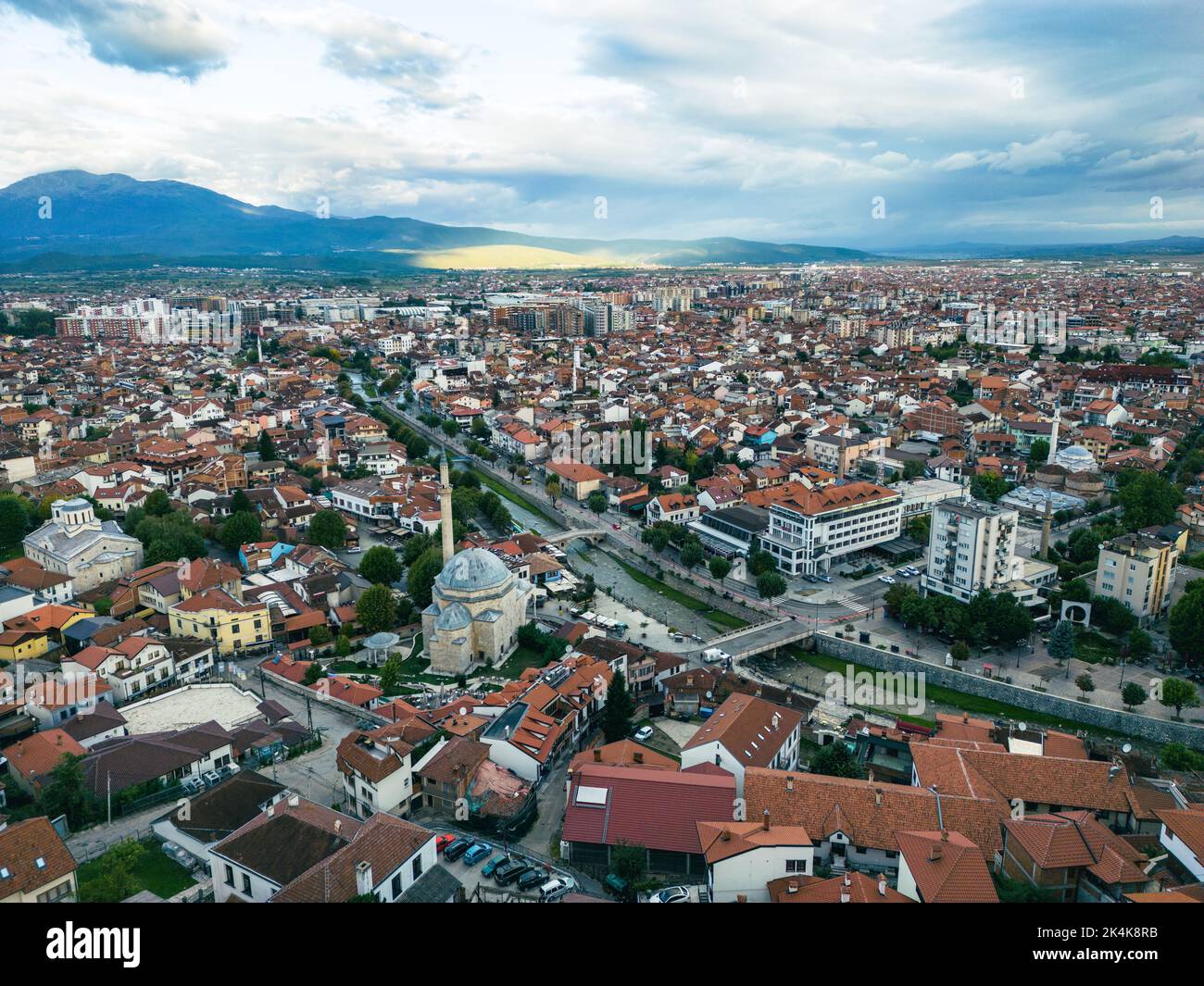 Prizren Old Town. Popular Tourist Destination in Kosovo. Historic and ...