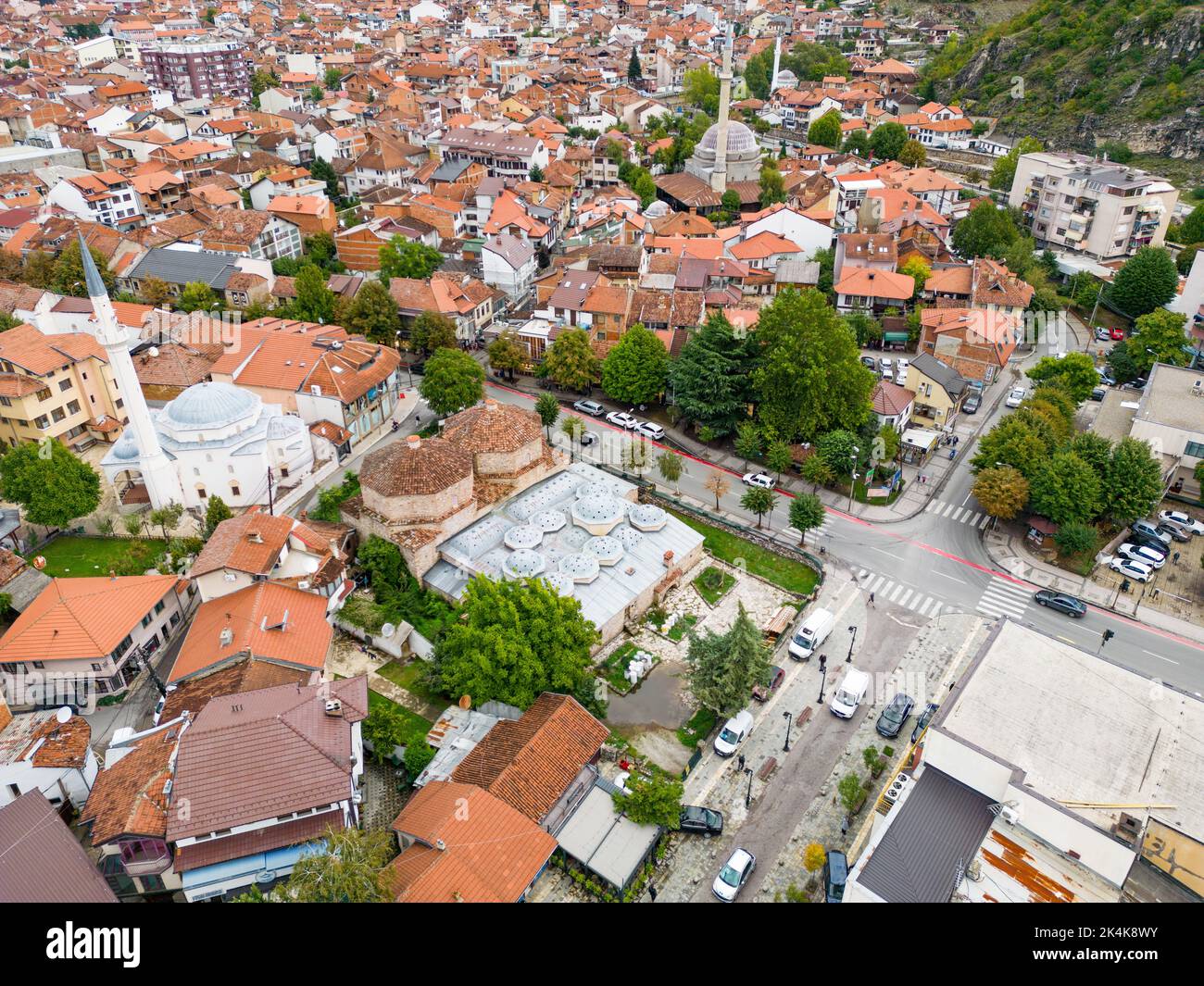 Prizren Old Town. Popular Tourist Destination in Kosovo. Historic and ...