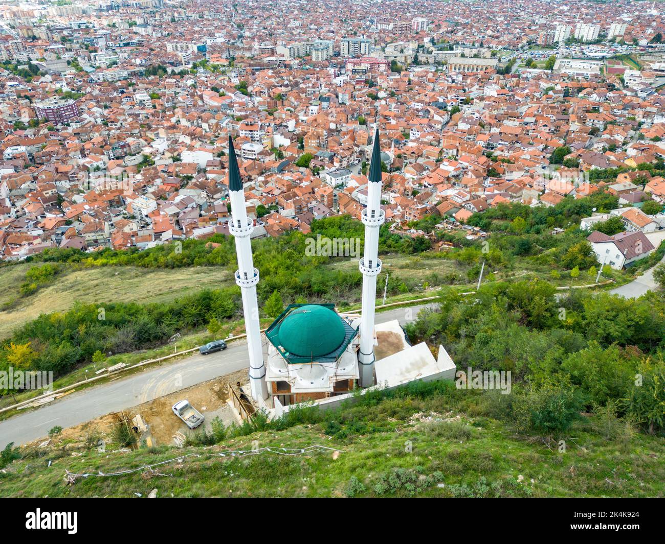 Prizren Old Town. Popular Tourist Destination in Kosovo. Historic and ...
