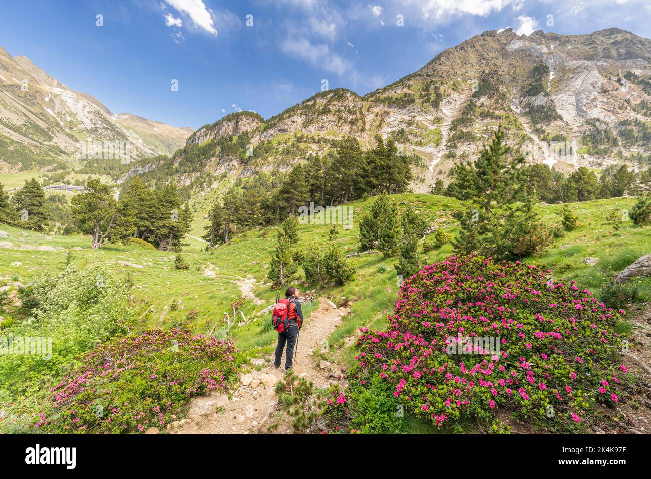 Route to Remuñe Ibón (lake), Gorge of Remuñe, Natural Park of Posets ...