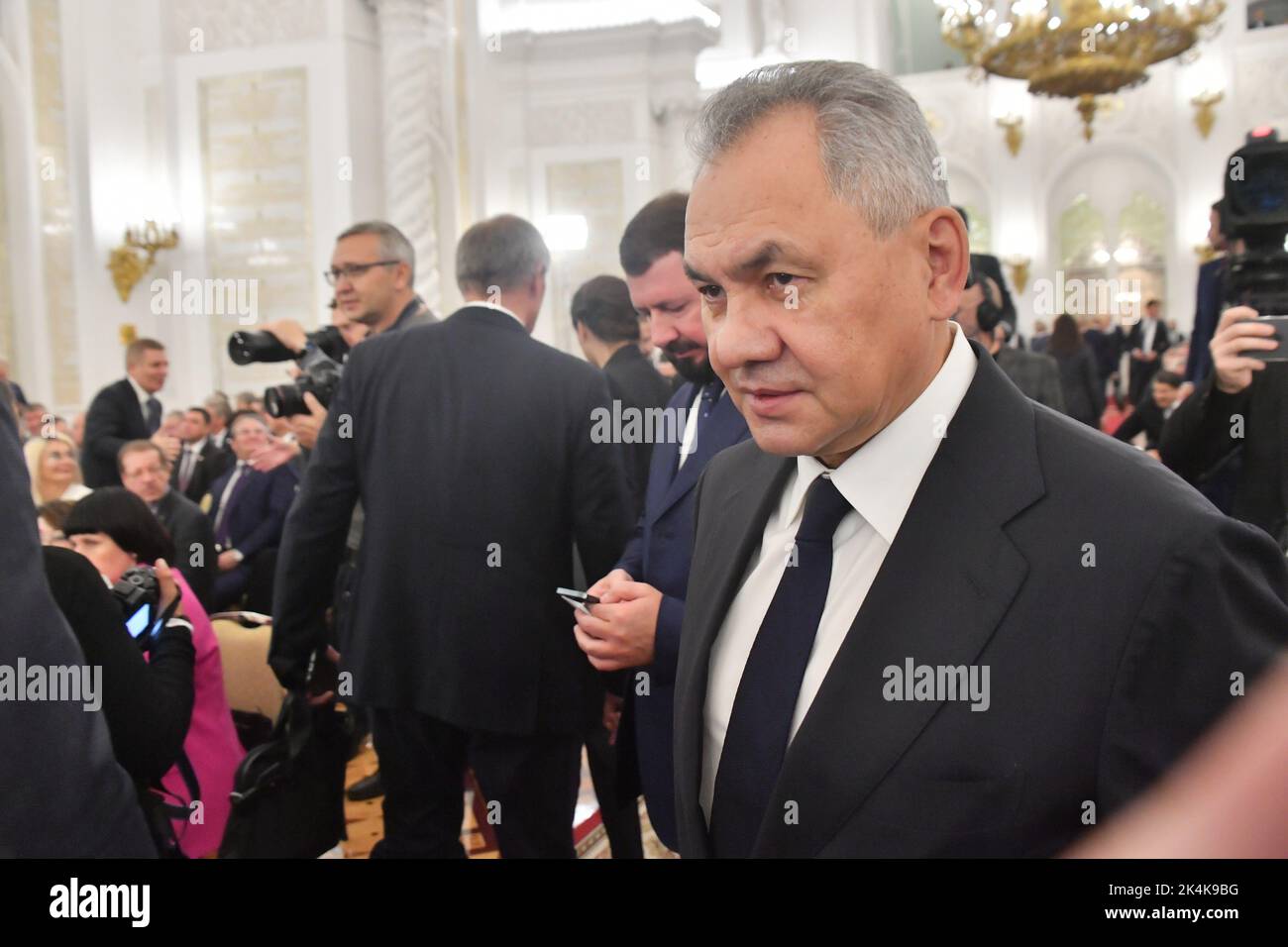Moscow. The Minister of Defence of the Russian Federation Sergey Shoygu ...