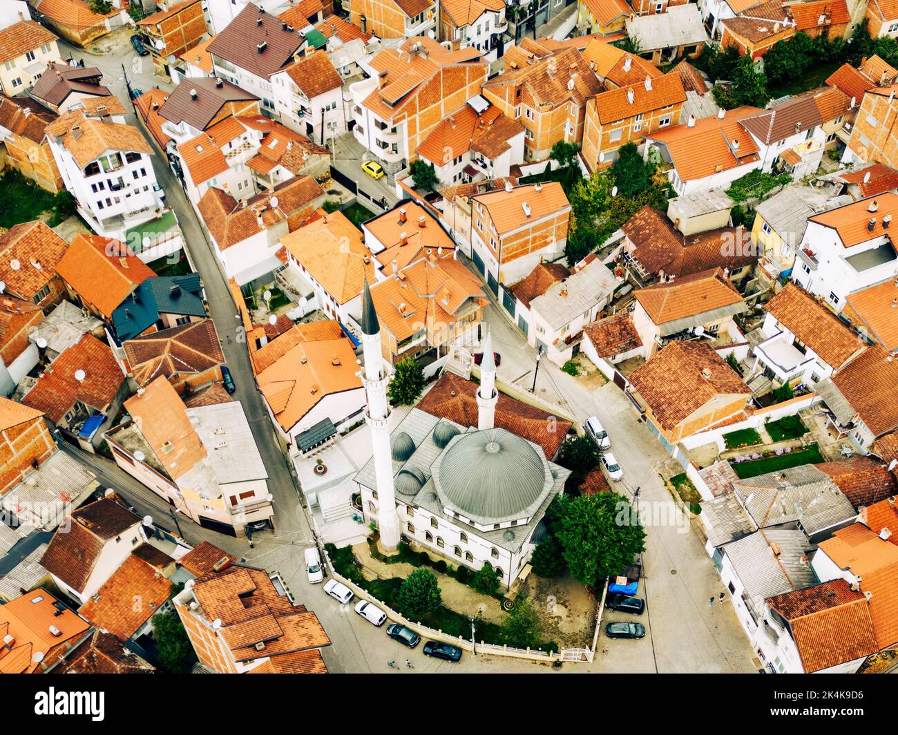 Prizren Old Town. Popular Tourist Destination in Kosovo. Historic and ...