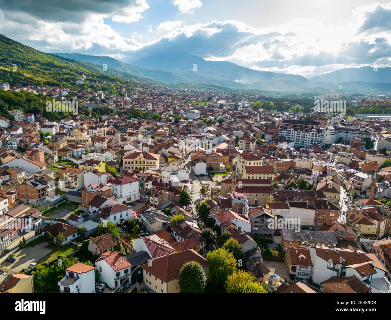 Prizren Old Town. Popular Tourist Destination in Kosovo. Historic and ...