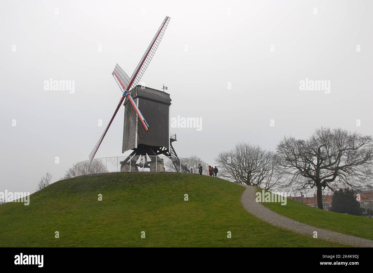 Bruges and windmill hi-res stock photography and images - Alamy