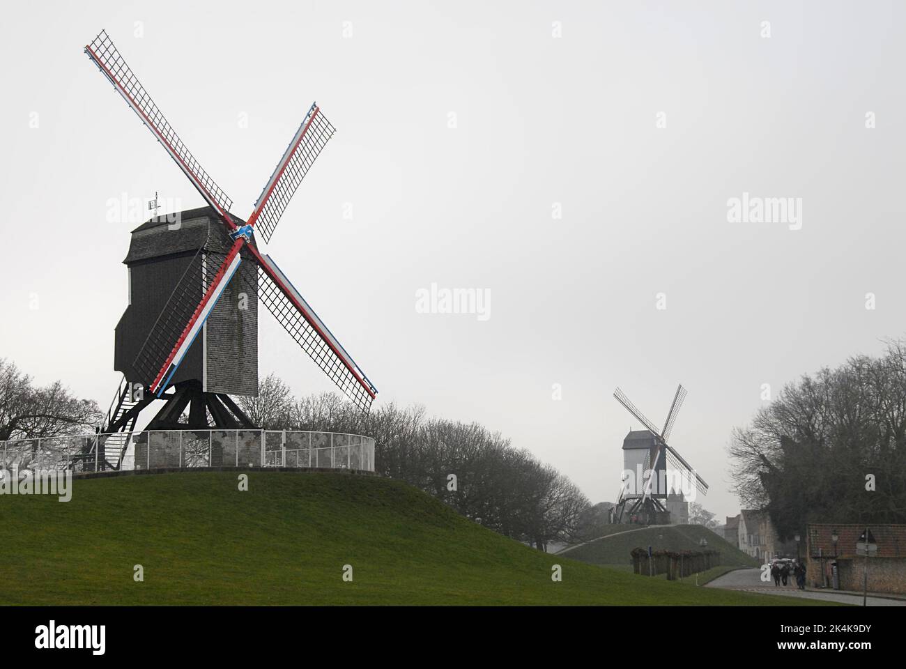 Windmills of bruges hi-res stock photography and images - Alamy