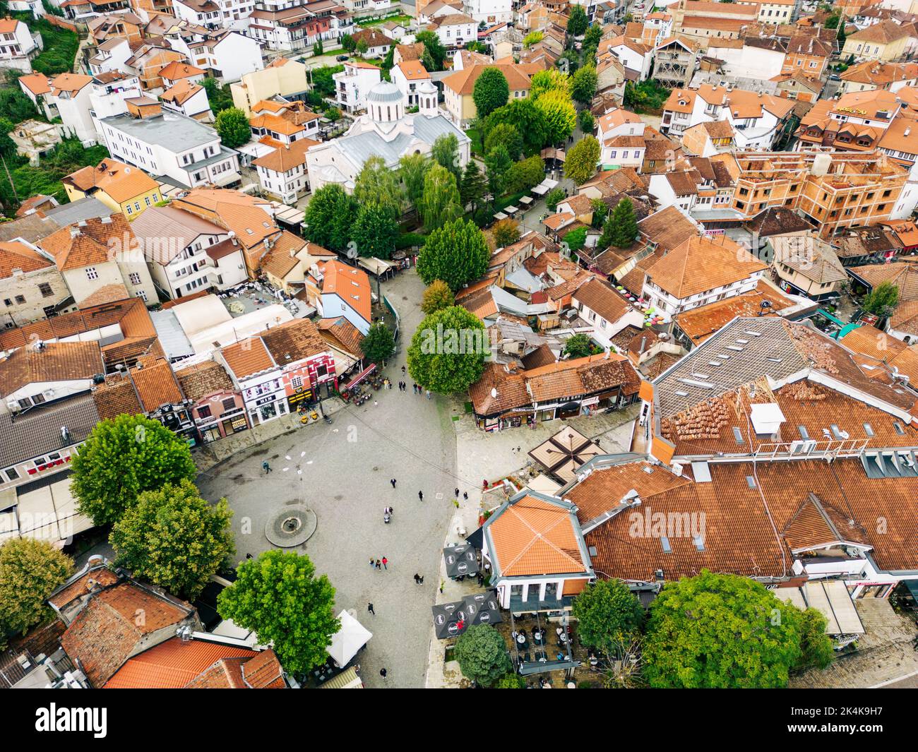Prizren Old Town. Popular Tourist Destination in Kosovo. Historic and ...
