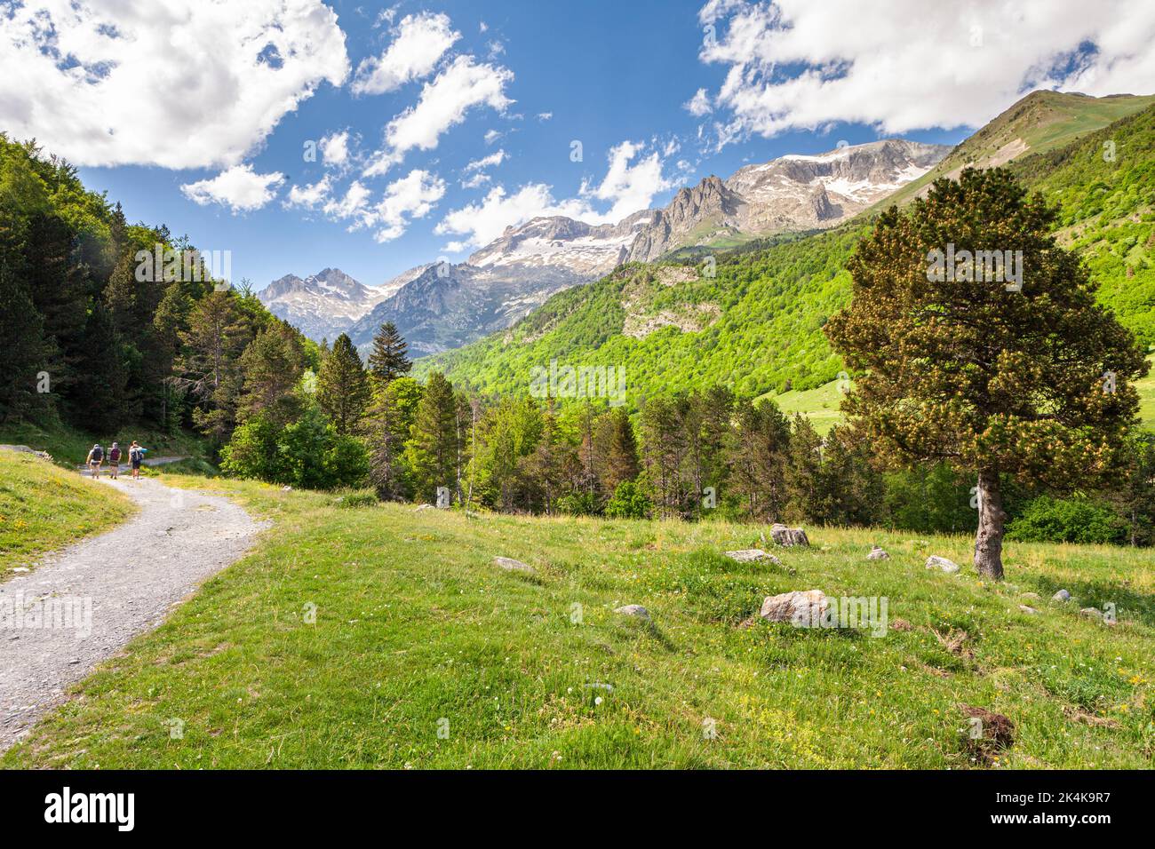 Route to Batisielles lake in Estós Valley, Natural Park of Posets ...