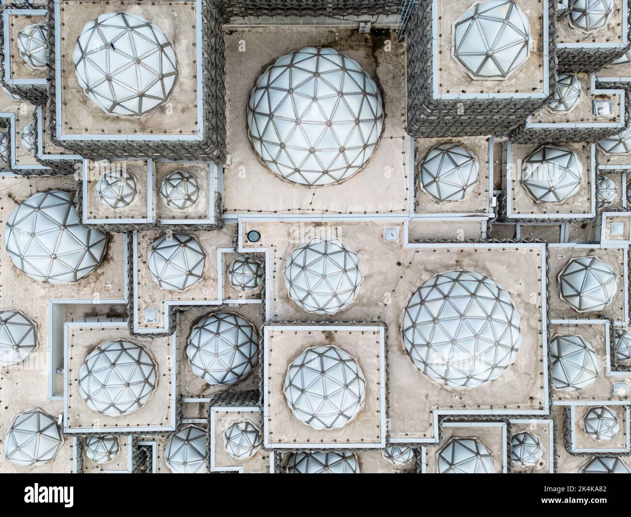 National Public Library In Pristina Pristina City Aerial View Capital