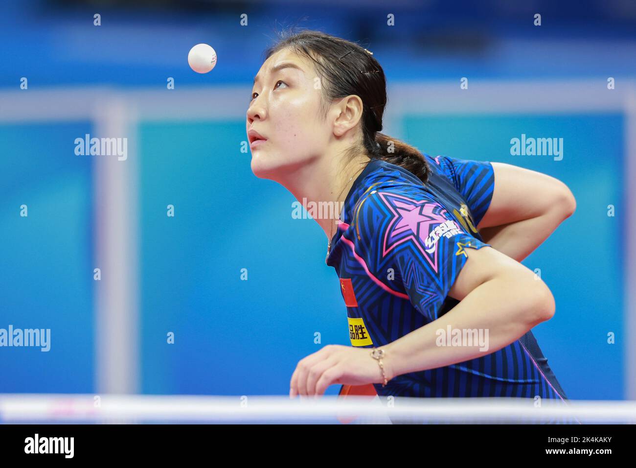 Chengdu, China's Sichuan Province. 3rd Oct, 2022. Chen Meng of China ...