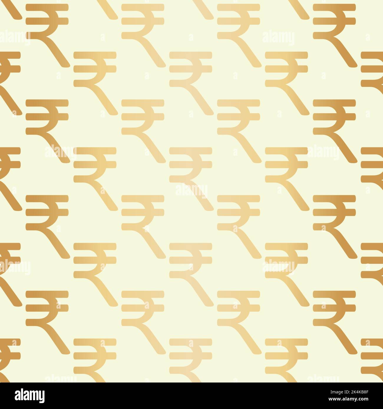 Indian rupee symbol vector pattern seamless background. Gold foil ...
