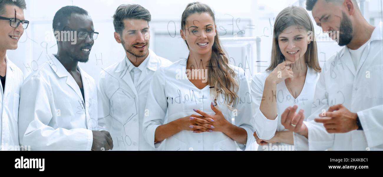 group of laboratory employees Stock Photo - Alamy