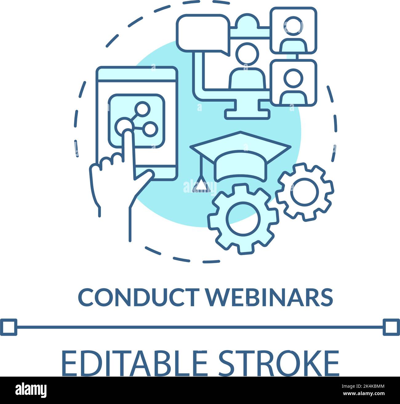 Conduct training Stock Vector Images - Alamy