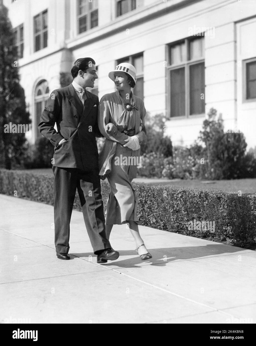 JACK LA RUE with visiting Picture Show British film magazine journalist ...