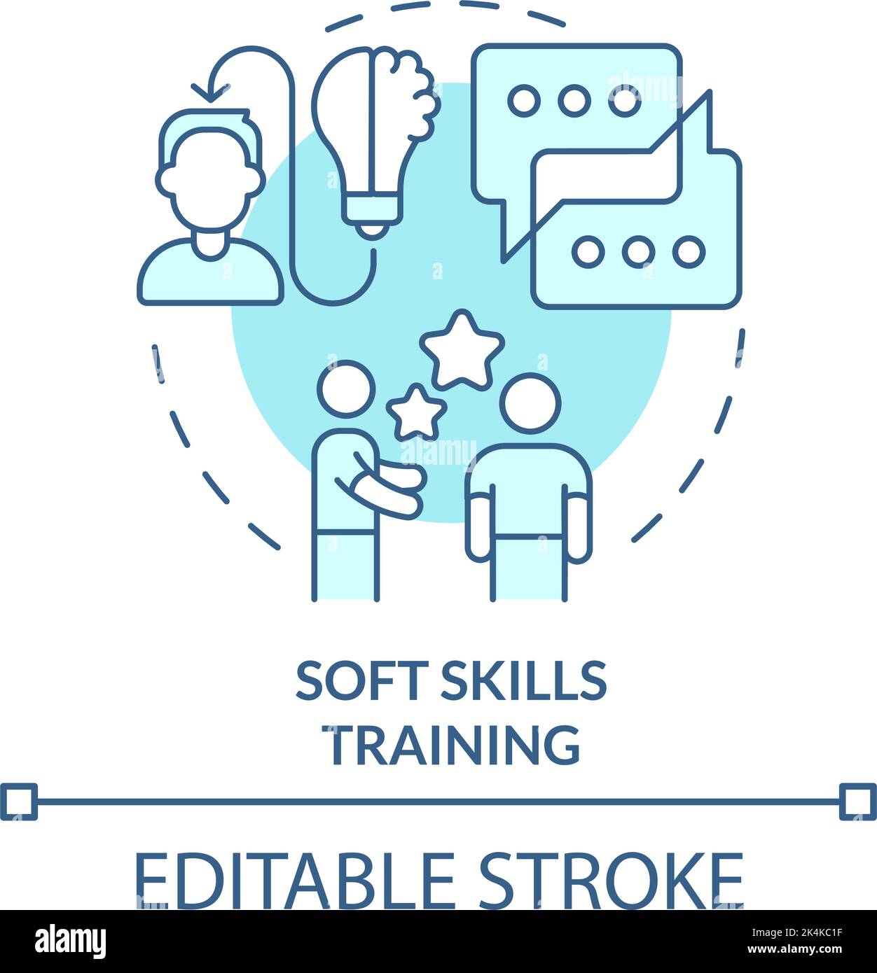 Soft skills icon hi-res stock photography and images - Alamy
