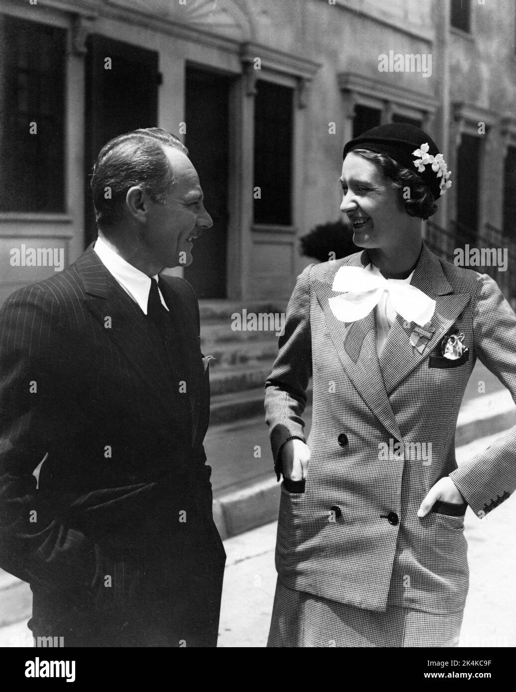 CHARLIE RUGGLES with visiting Picture Show British film magazine ...