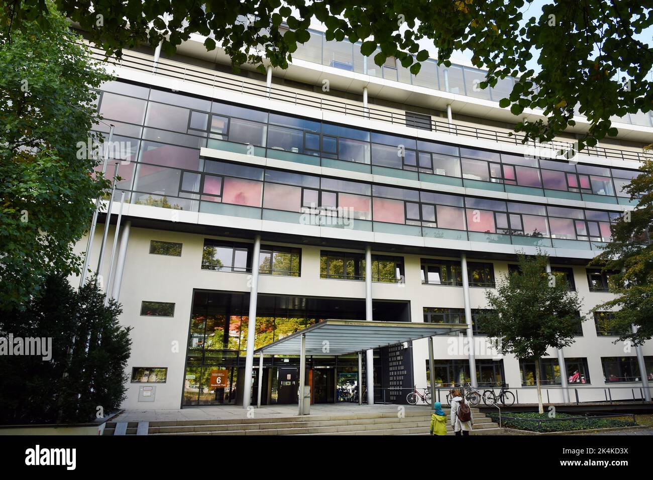 Leipzig, Germany. 03rd Oct, 2022. The exterior view from the Max Planck ...