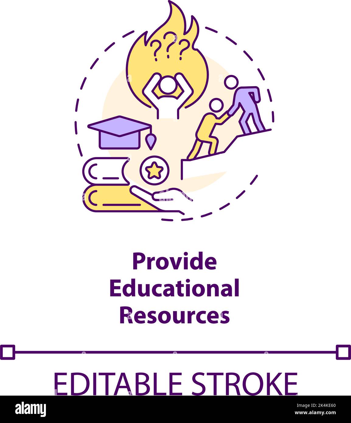 Educational resources vector hi-res stock photography and images - Alamy