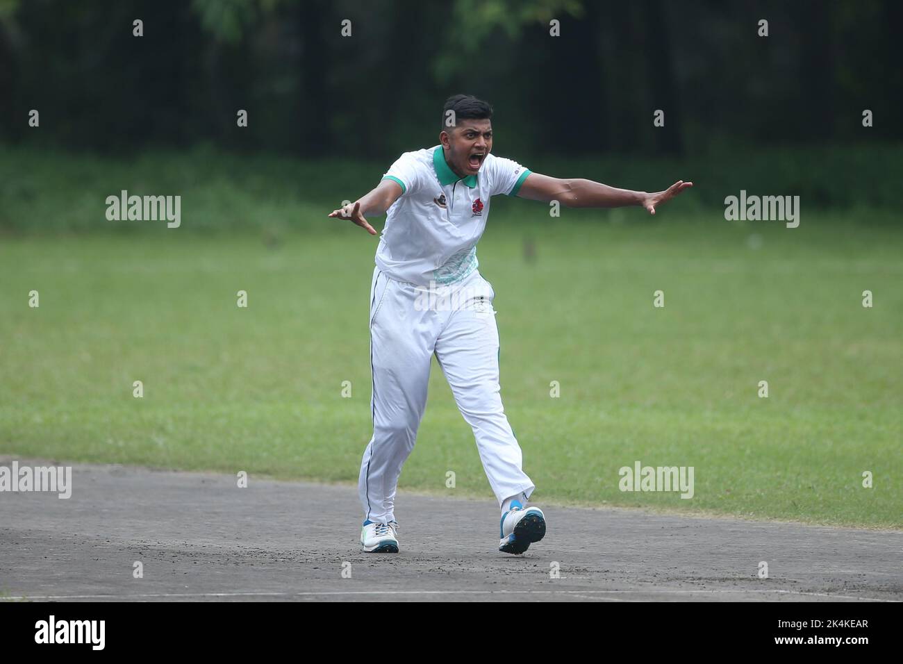 Prime Bank National School Cricket Tournament 2021-22 match between Cumilla High School and ...