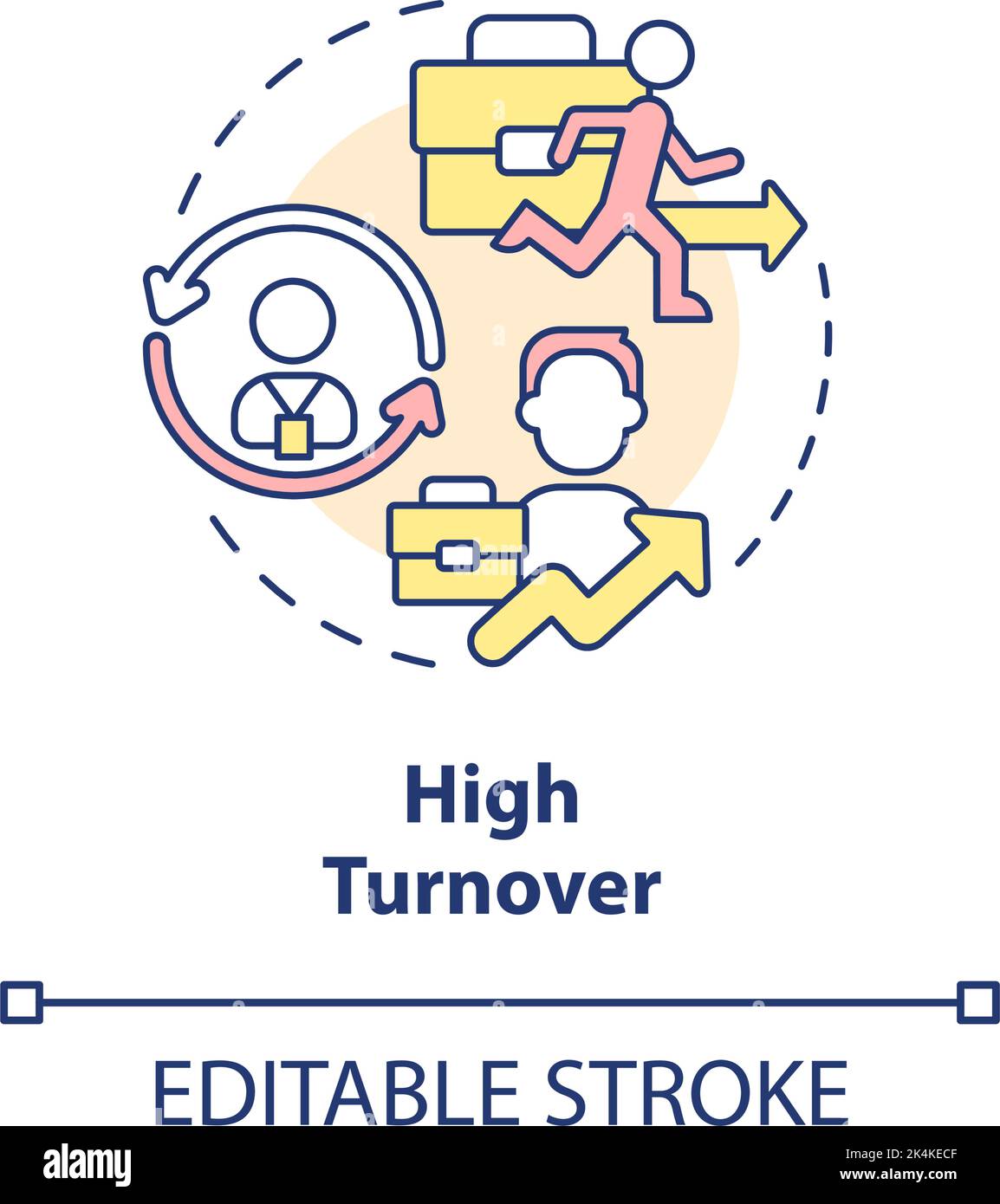 High turnover concept icon Stock Vector Image & Art - Alamy