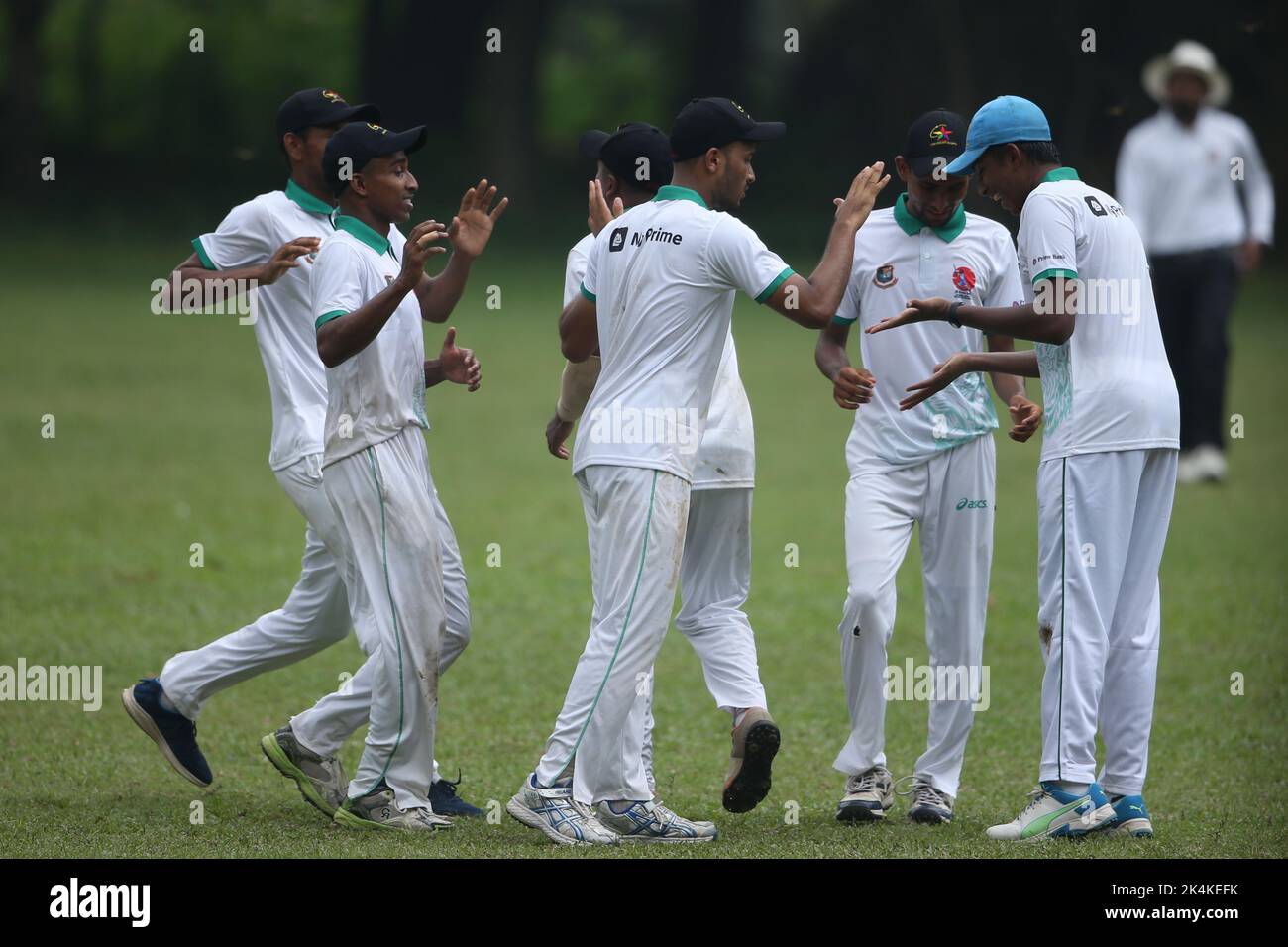 Prime Bank National School Cricket Tournament 2021-22 match between Cumilla High School and ...