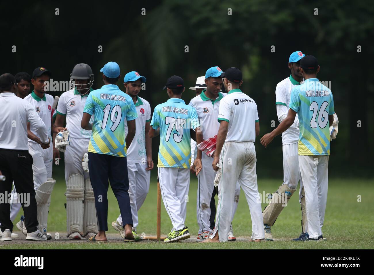 Prime Bank National School Cricket Tournament 2021-22 match between ...