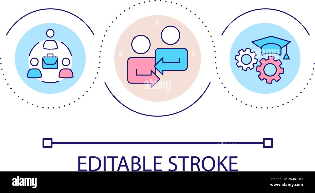 Business development loop concept icon Stock Vector Image & Art - Alamy