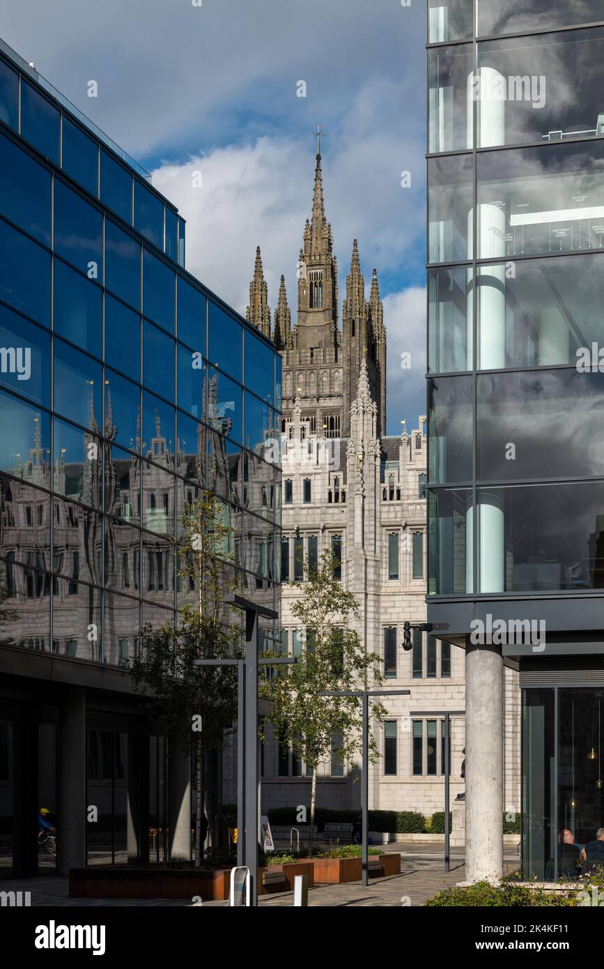 1 October 2022. Aberdeen, Scotland. This is an architecular view around ...
