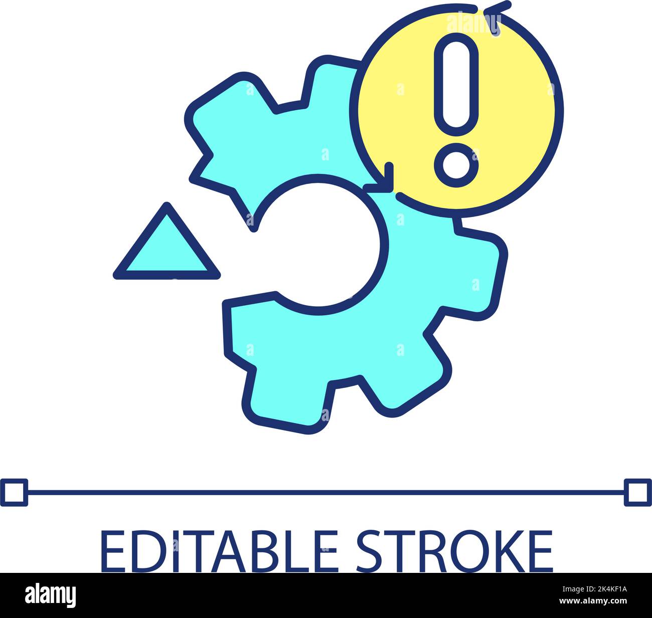 Operational disruption RGB color icon Stock Vector Image & Art - Alamy